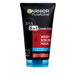 Pure Active AHA BHA Charcoal Serum for Clearer Skin | Garnier