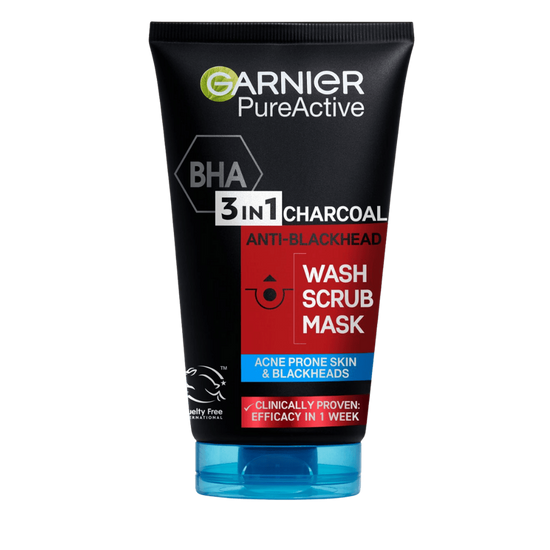 Pure Active AHA BHA Charcoal Serum for Clearer Skin | Garnier